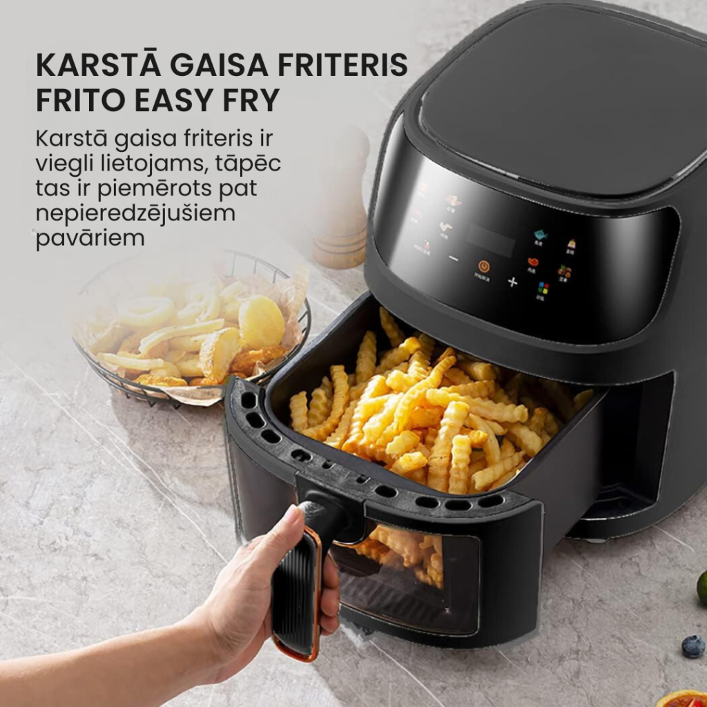 Karstā gaisa friteris FRITO EASY FRY - Premium Mājas