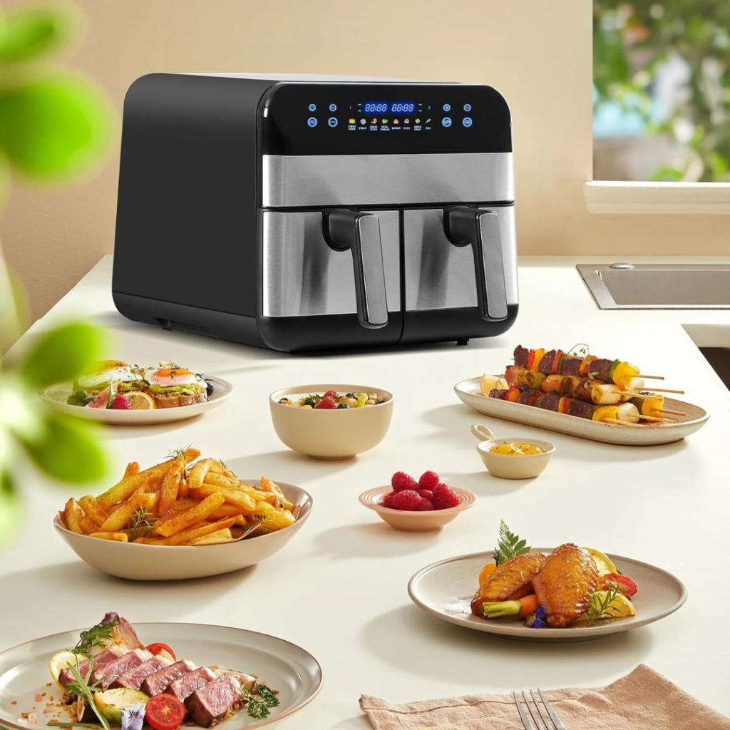 Gaisa friteris FRITO DOUBLE (DUBULTAIS) - Premium Mājas